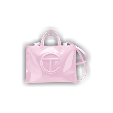Buy Telfar Medium Shopping Bag 'Bubblegum Patent' - TF 012 Buy Telfar Medium Shopping Bag 'Bubblegum Patent' - TF 012