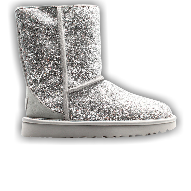 sparkly uggs silver