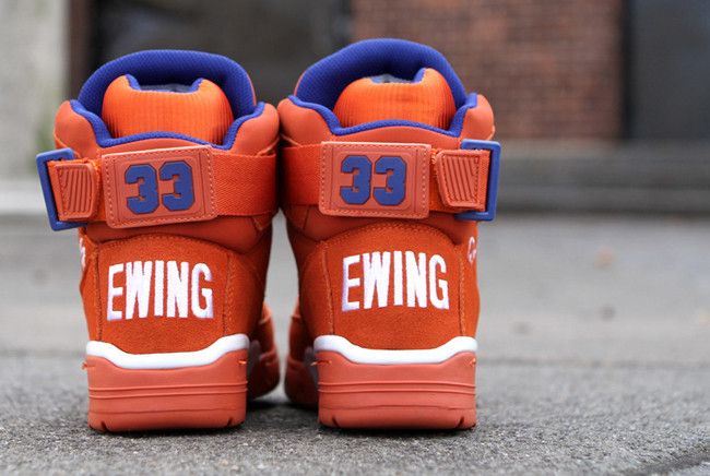 patrick ewing shoes red