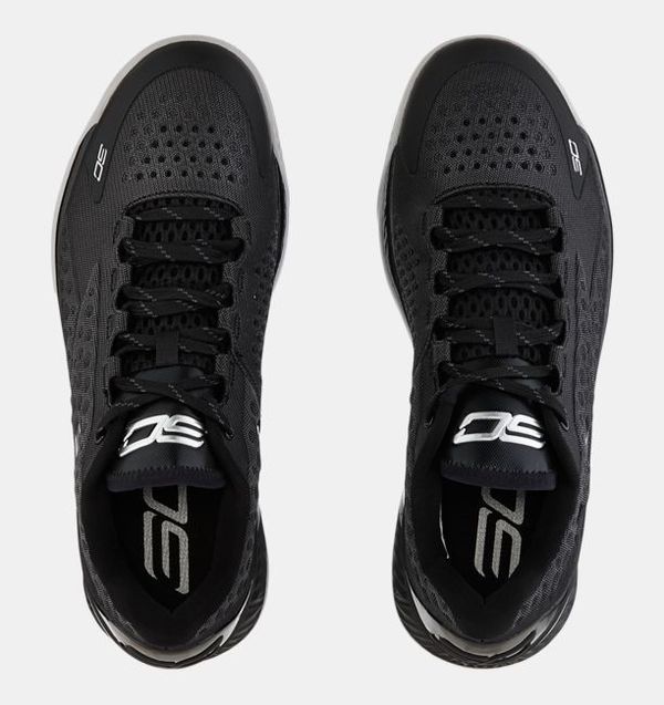 Buy Under Armour Curry 1 Low 'Black SIlver' - 1269048 004 | GOAT