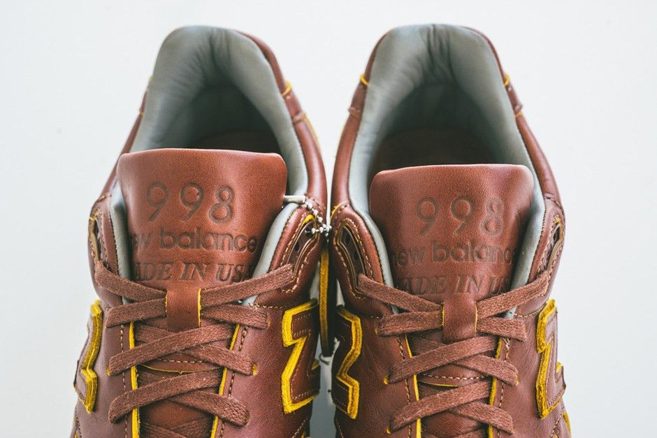 Buy Horween Leather Co. x New Balance 998 Made in USA 'Brown Yellow ...