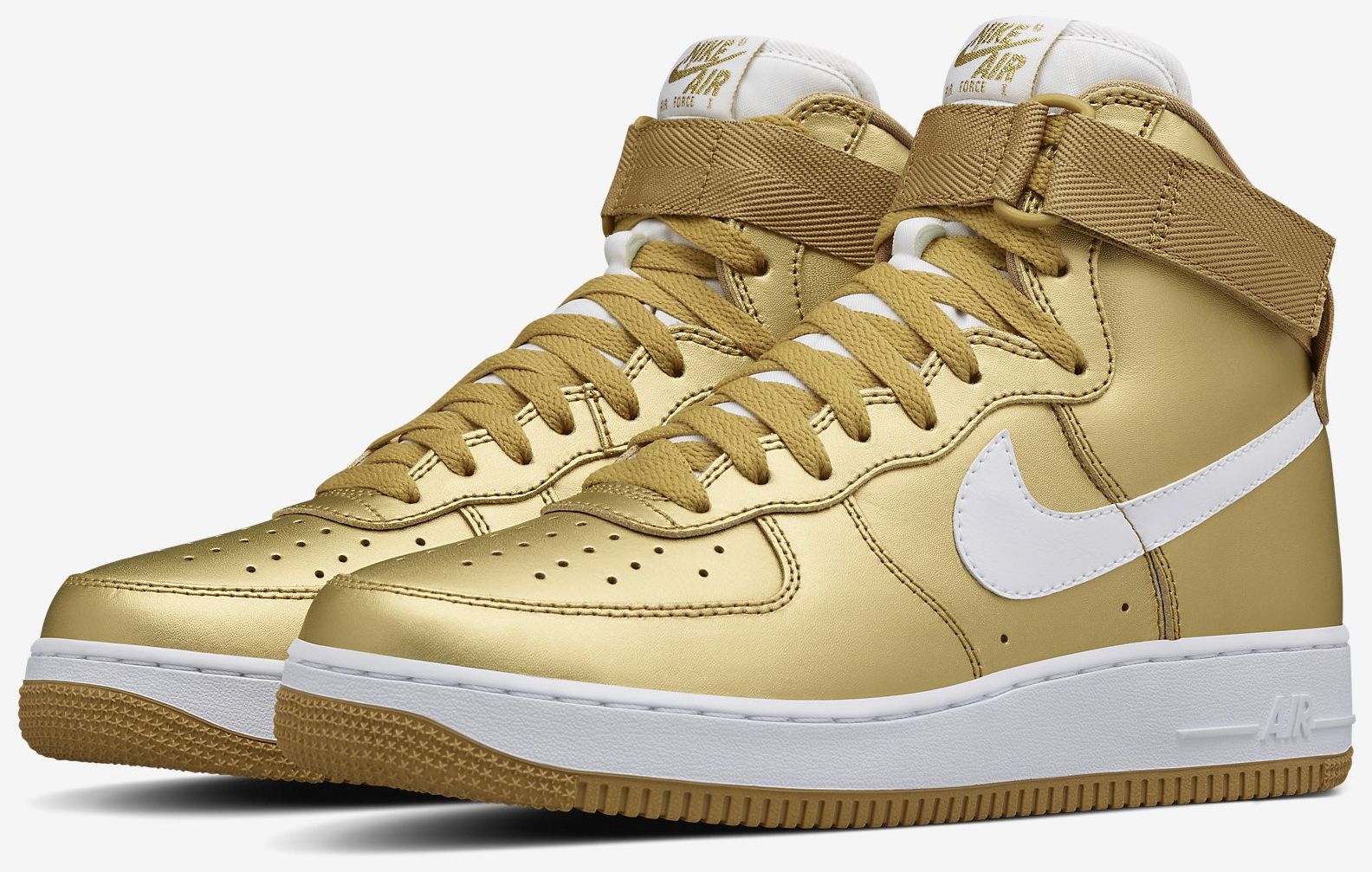 Buy NikeLab Air Force 1 High 'Metallic Gold' - 823297 700 | GOAT