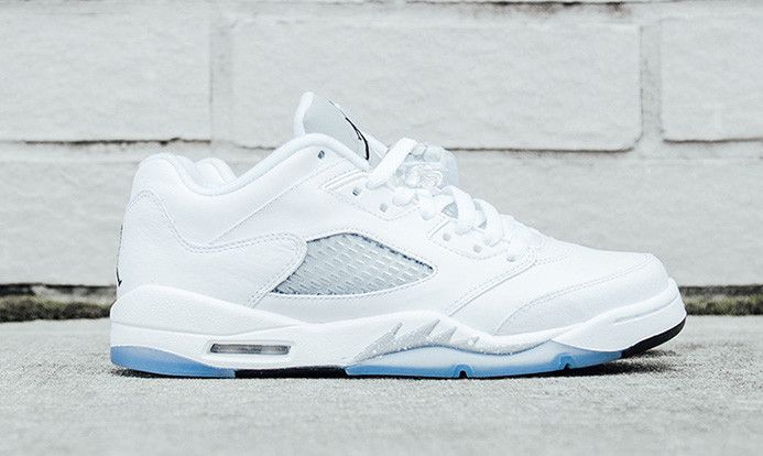Buy Air Jordan 5 Retro Low GS 'White Wolf Grey' - 819172 122 | GOAT