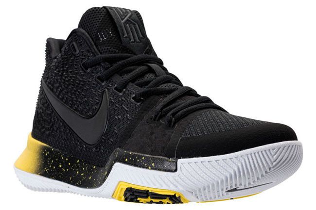 Buy Nike Kyrie 3 'Black Yellow' - 852395 901 | GOAT