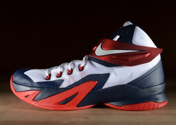 Buy Nike Zoom LeBron Soldier 8 'USA' - 653641 114 | GOAT