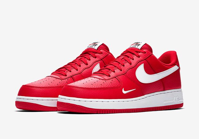 Buy Air Force 1 Low Mini Swoosh 'University Red' - 820266 606 | GOAT