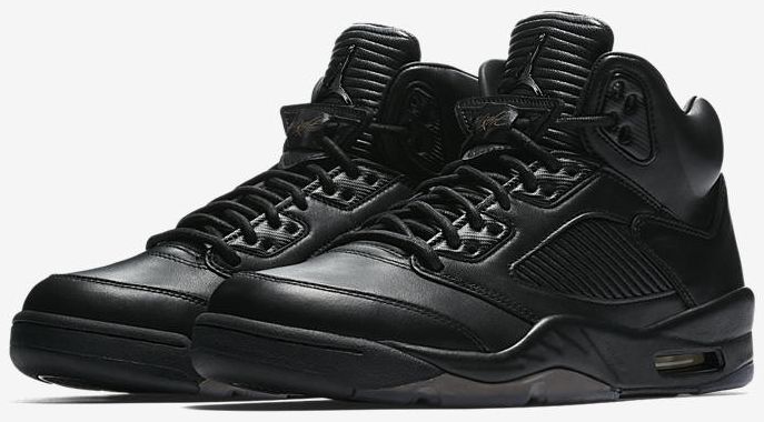 Buy Air Jordan 5 Retro Premium 'Triple Black' - 881432 010 | GOAT