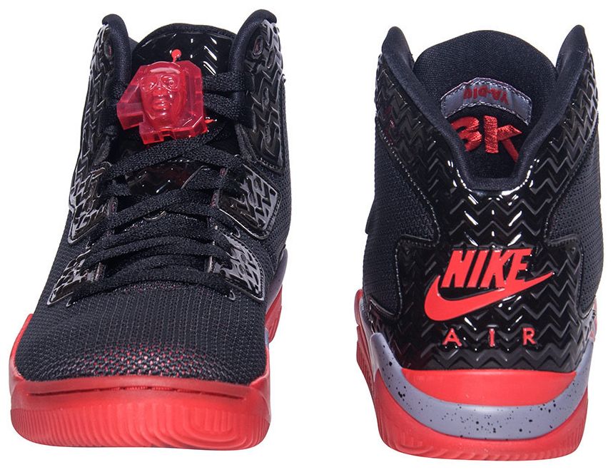 Buy Air Jordan Air Spike Forty PE 'Black Fire Red' - 807541 002 | GOAT