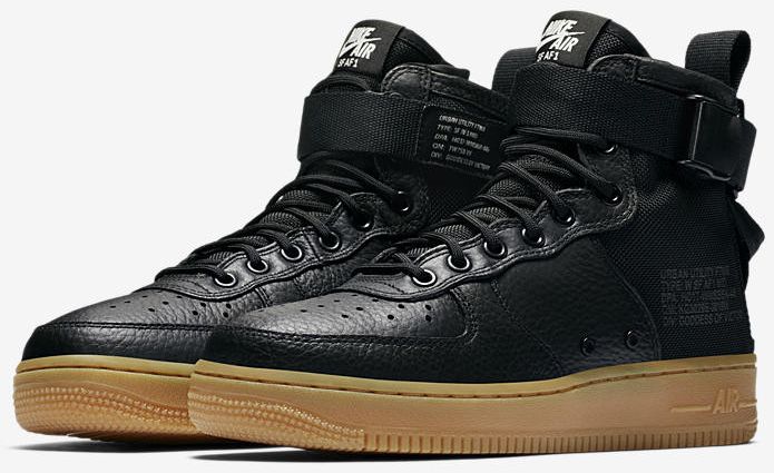 Buy Nike Wmns SF Air Force 1 Mid 'Black Gum' - AA3966 002 | GOAT
