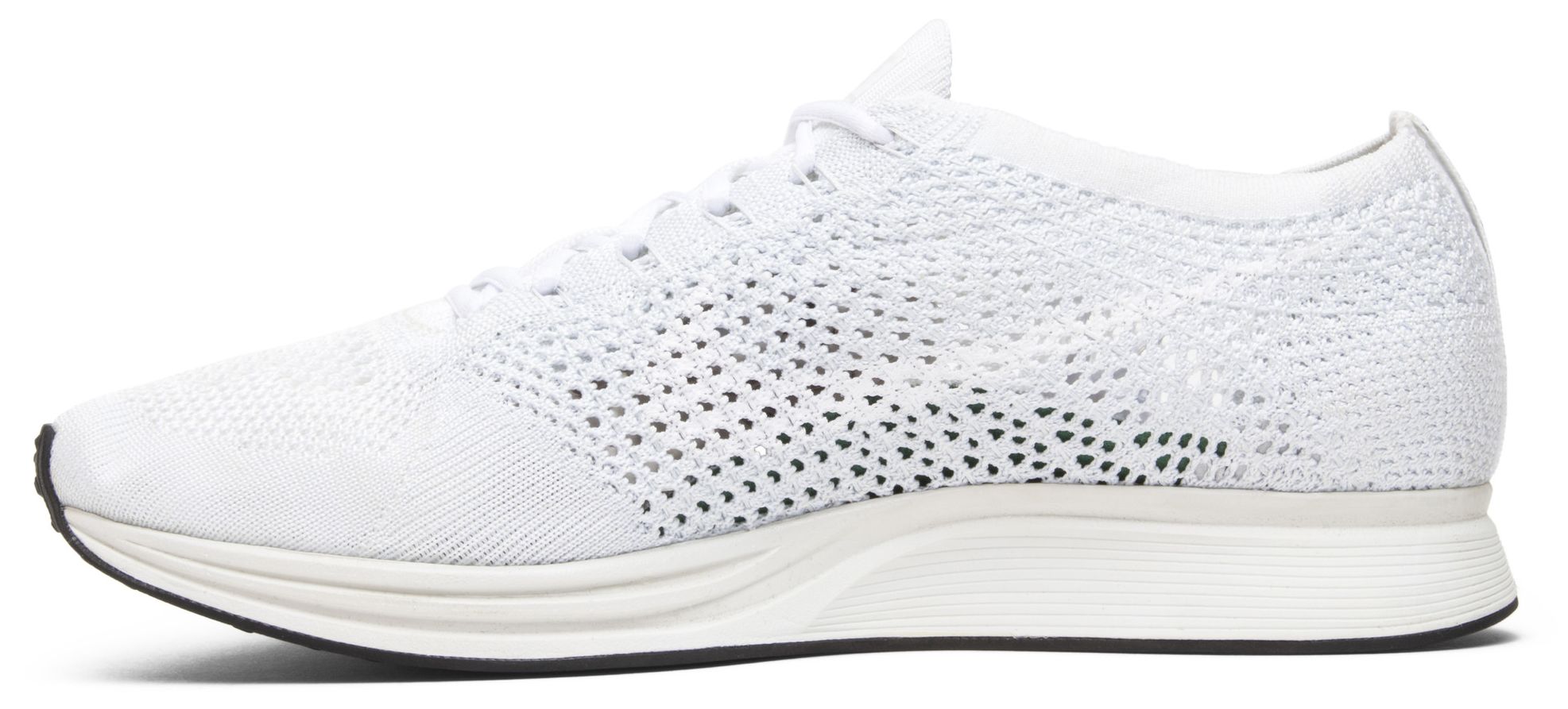 Buy Nike Flyknit Racer 'Triple White' - 526628 100 | GOAT