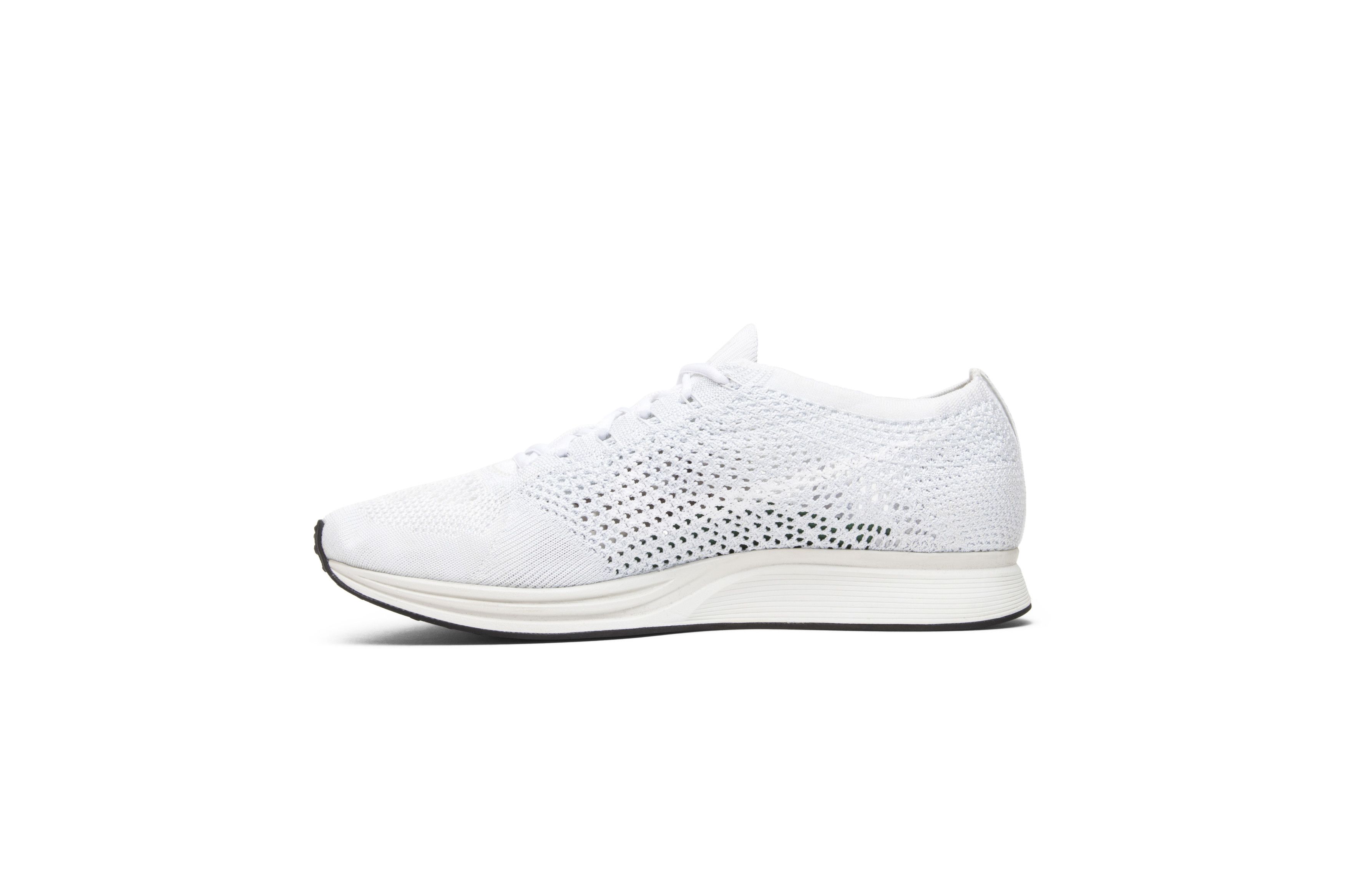 Buy Nike Flyknit Racer 'Triple White' - 526628 100 | GOAT