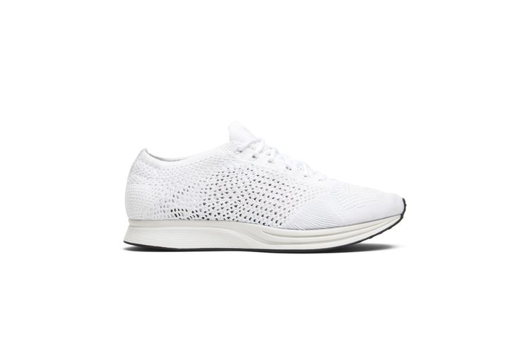 Buy Nike Flyknit Racer 'Triple White' - 526628 100 | GOAT