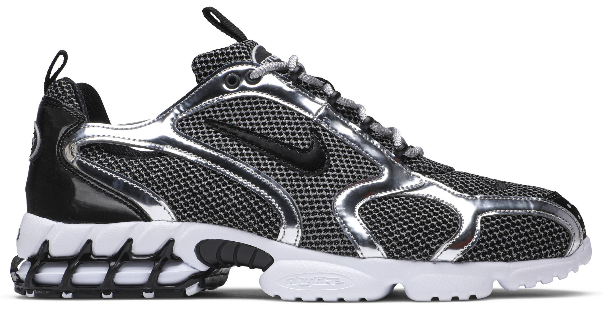 Buy Stussy x Air Zoom Spiridon Caged 2 'Pure Platinum' - CU1854 001 | GOAT