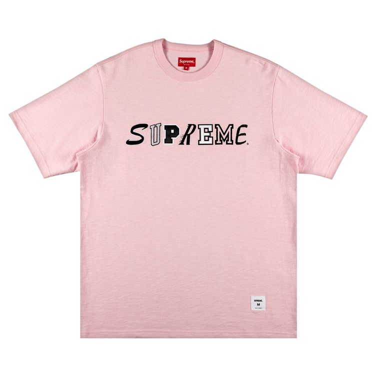 Buy Supreme Collage Logo Short-Sleeve Top 'Pink' - FW20KN76 PINK | GOAT