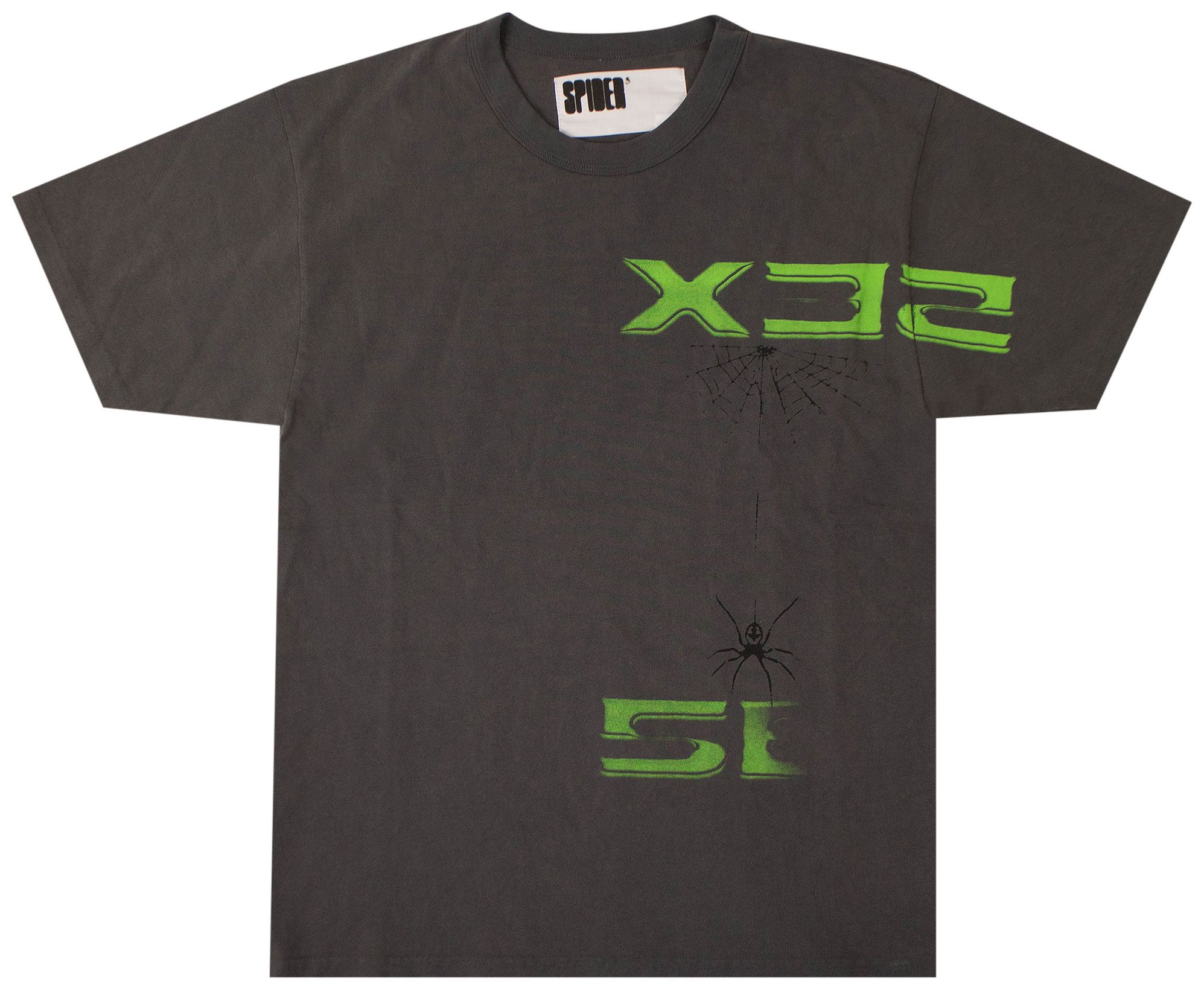 Buy Sp5der Logo T-Shirt 'Grey' - 2406 100000103LTS GREY | GOAT