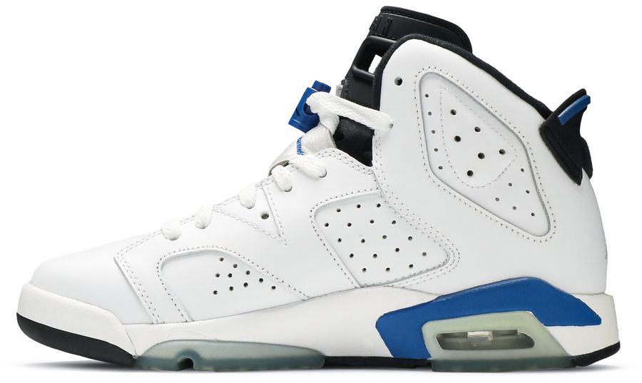 Buy Air Jordan 6 Retro BG 'Sport Blue' - 384665 107 | GOAT