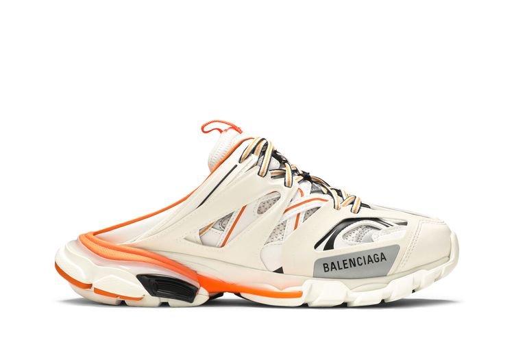 Buy Balenciaga Track Mule 'White Orange' - 653814 W3CP5 9059 | GOAT