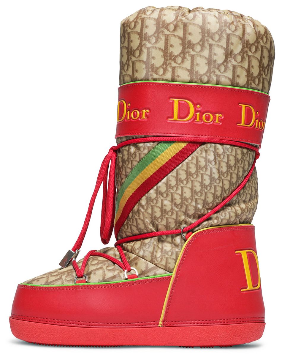 Buy Dior Diorissimo Moon Boot 'Rasta Collection' - DIOR RASTA MOON BT ...