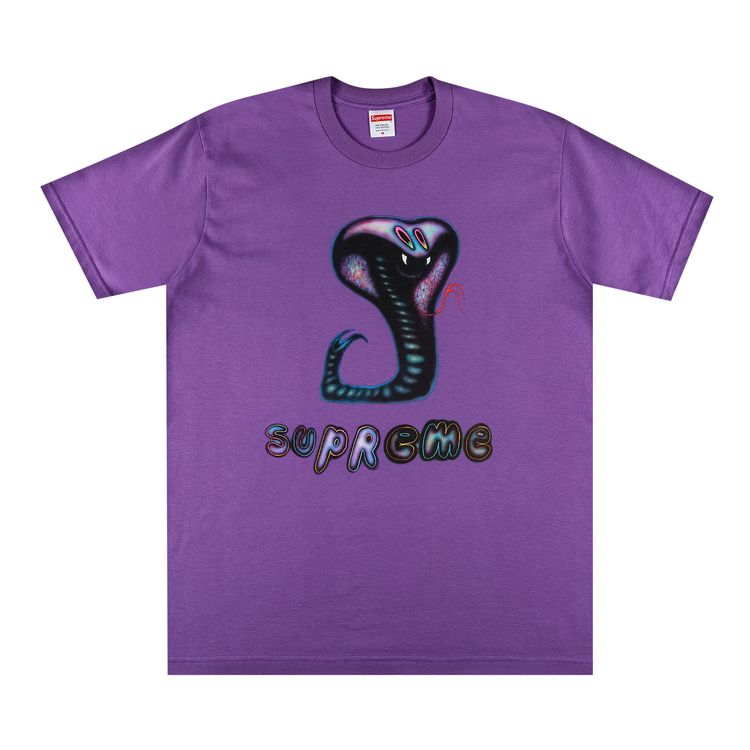Buy Supreme Snake Tee 'Purple' - SS21T48 PURPLE | GOAT