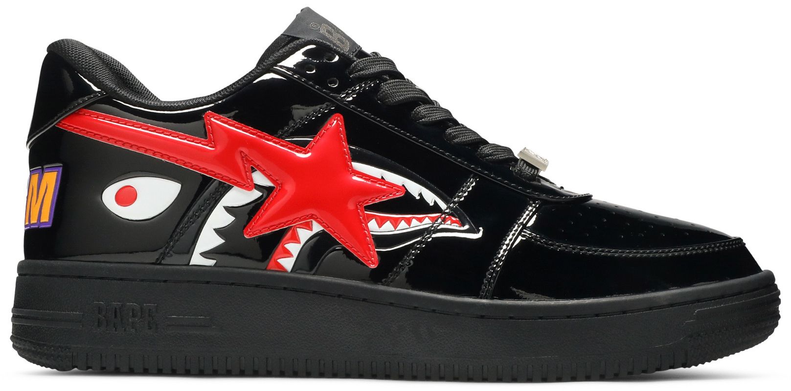 Buy Bapesta Low M2 'Shark Face - Black' - 1H30191012 BLK | GOAT