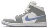 Buy Wmns Air Jordan 1 Mid 'Wolf Grey Aluminum' - BQ6472 105 | GOAT