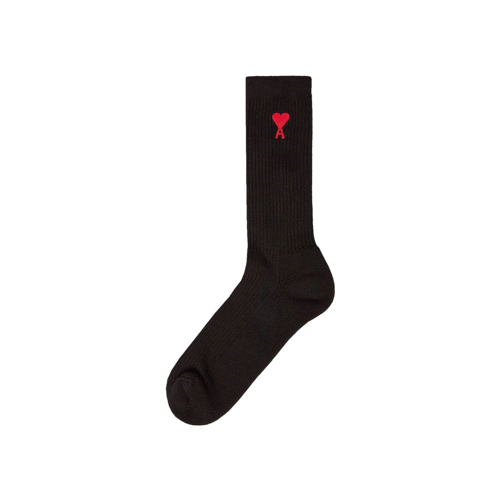 Buy Ami Socks 'Black' - E21A601 377 001 | GOAT
