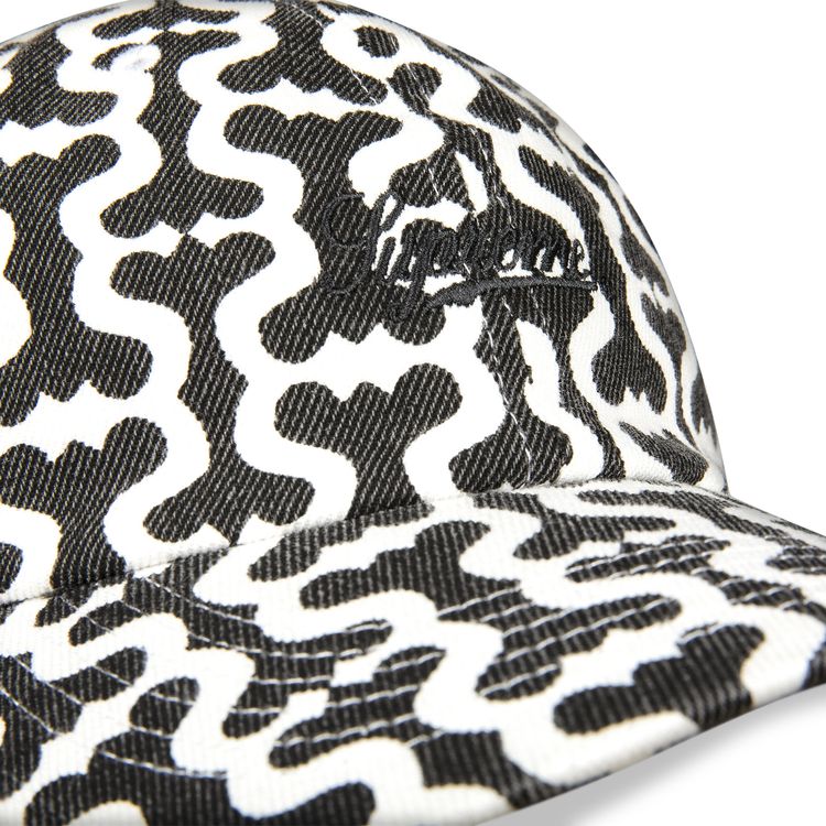 Buy Supreme Monogram S Logo 6-Panel 'Black' - SS21H101 BLACK | GOAT