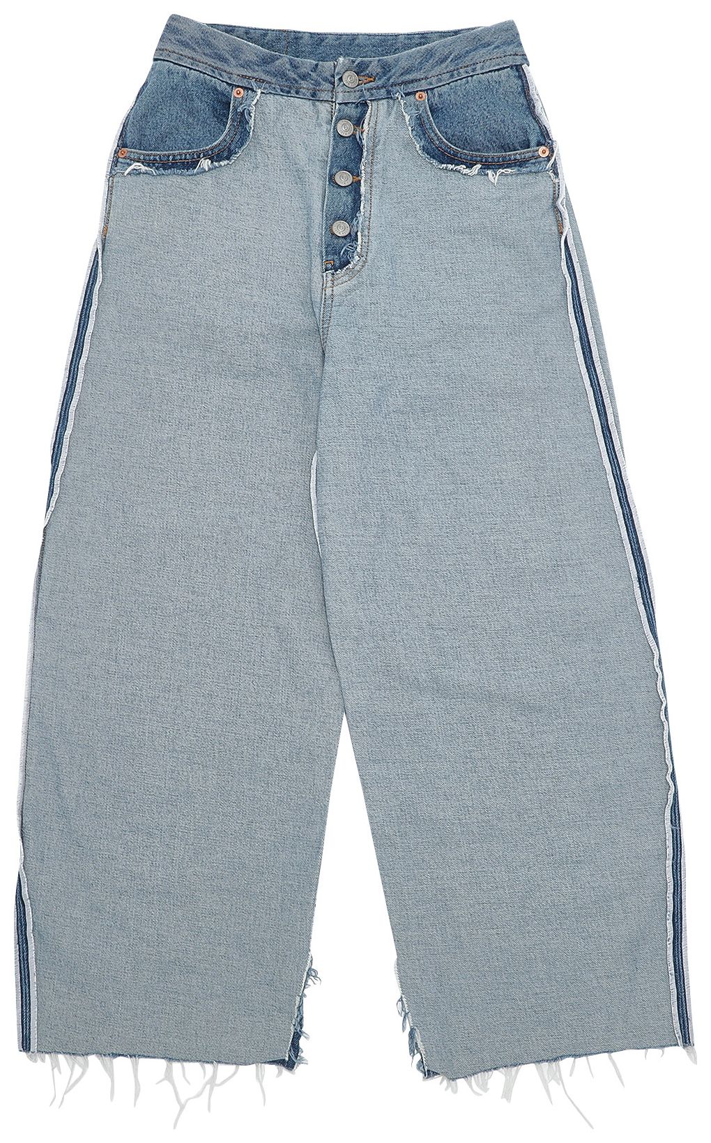 Buy MM6 Maison Margiela Inside Out Jeans 'Seasonal Light' - S62LB0066 ...