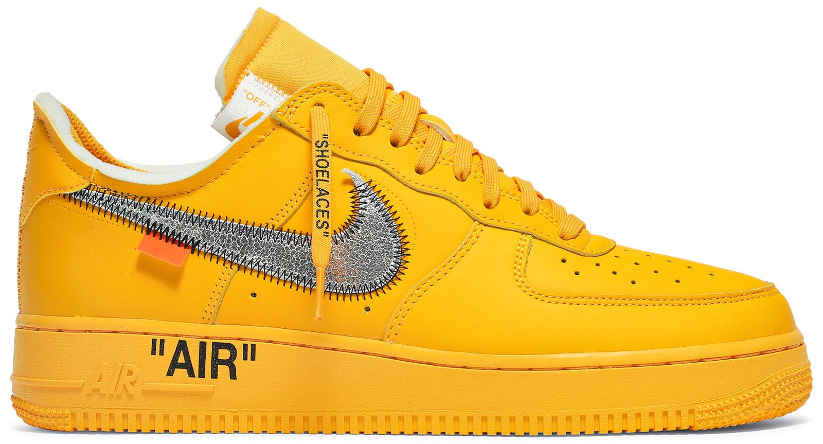 Buy Off-White x Nike Air Force 1 Low 'Lemonade' - DD1876 700 | GOAT