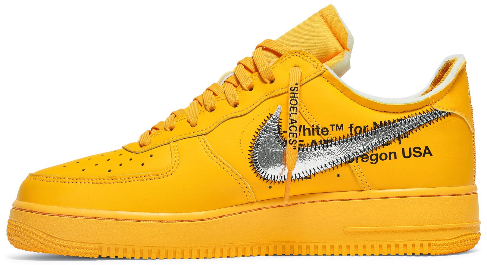 Buy Off-White x Nike Air Force 1 Low 'Lemonade' - DD1876 700 | GOAT