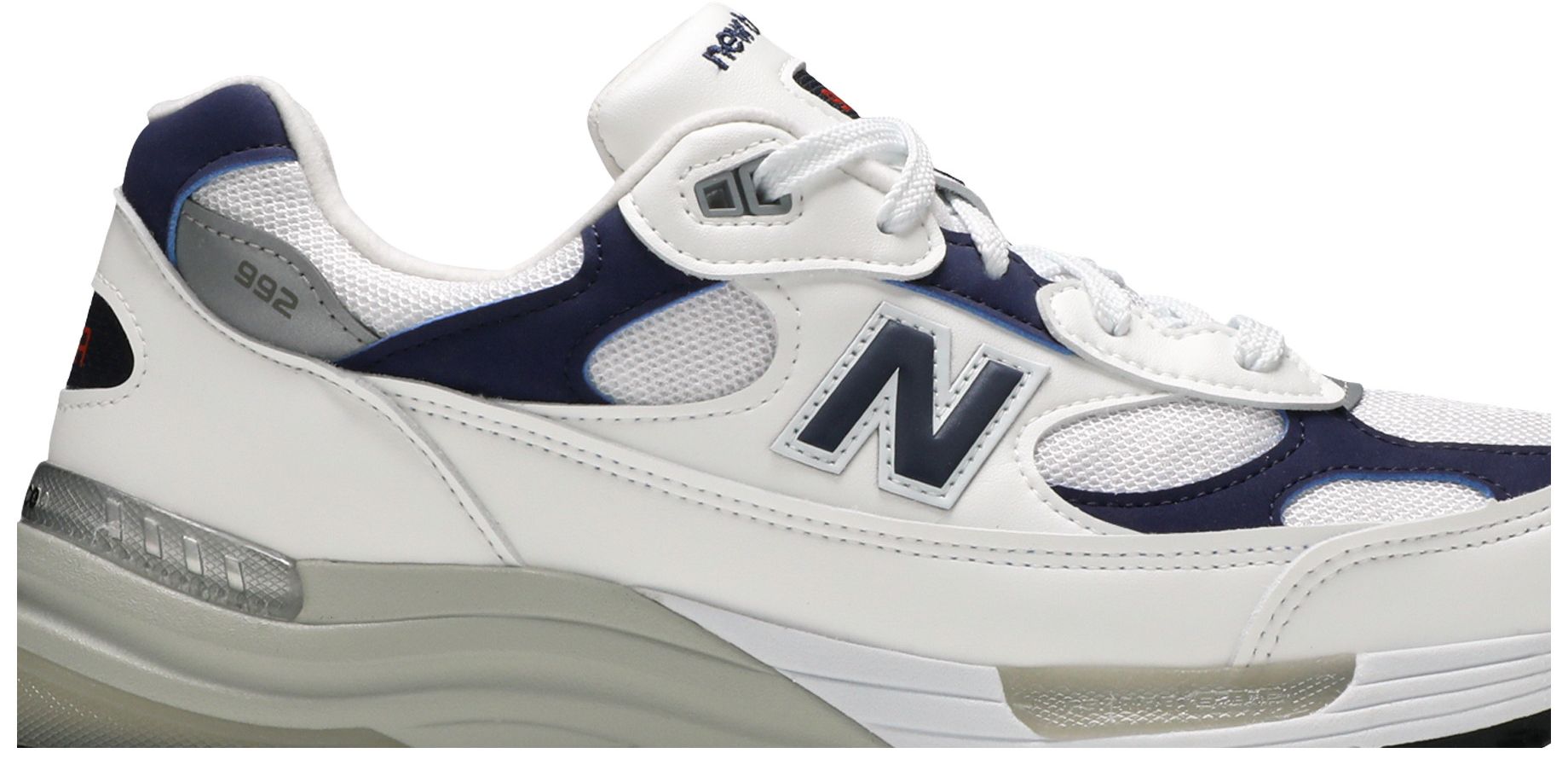 Buy New Balance 992 Made in USA 'White Navy' - M992EC | GOAT