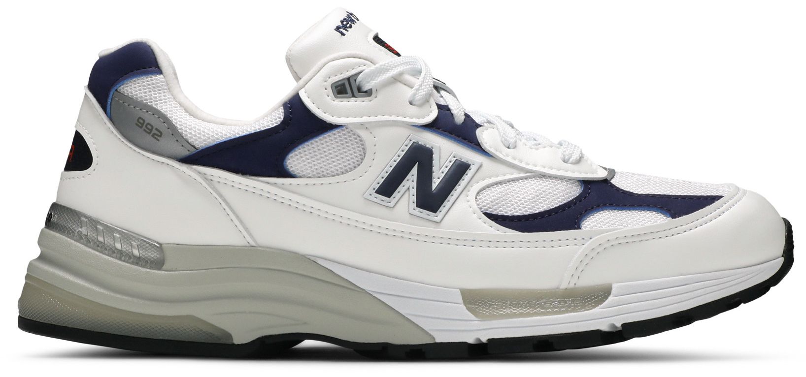 Buy New Balance 992 Made in USA 'White Navy' - M992EC | GOAT
