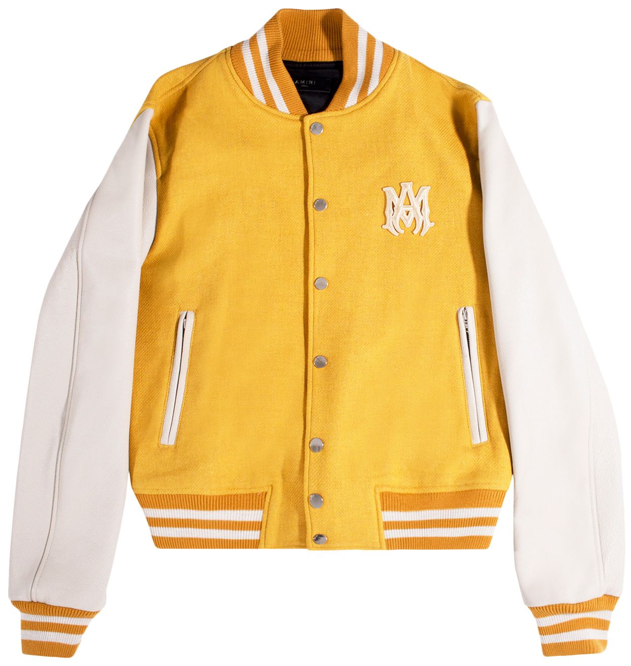 Buy Amiri Letterman Jacket 'Mustard' - M0S001 MUST | GOAT