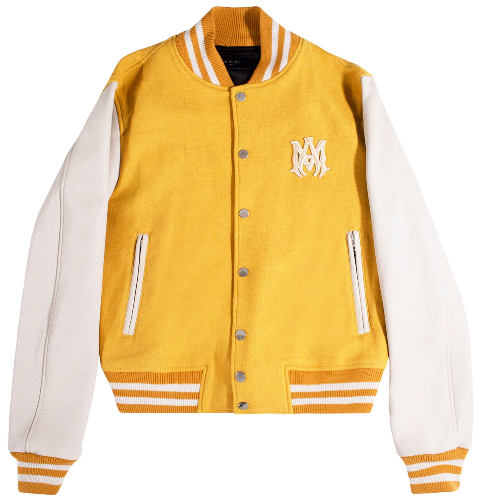 Buy Amiri Letterman Jacket 'Mustard' - M0S001 MUST | GOAT