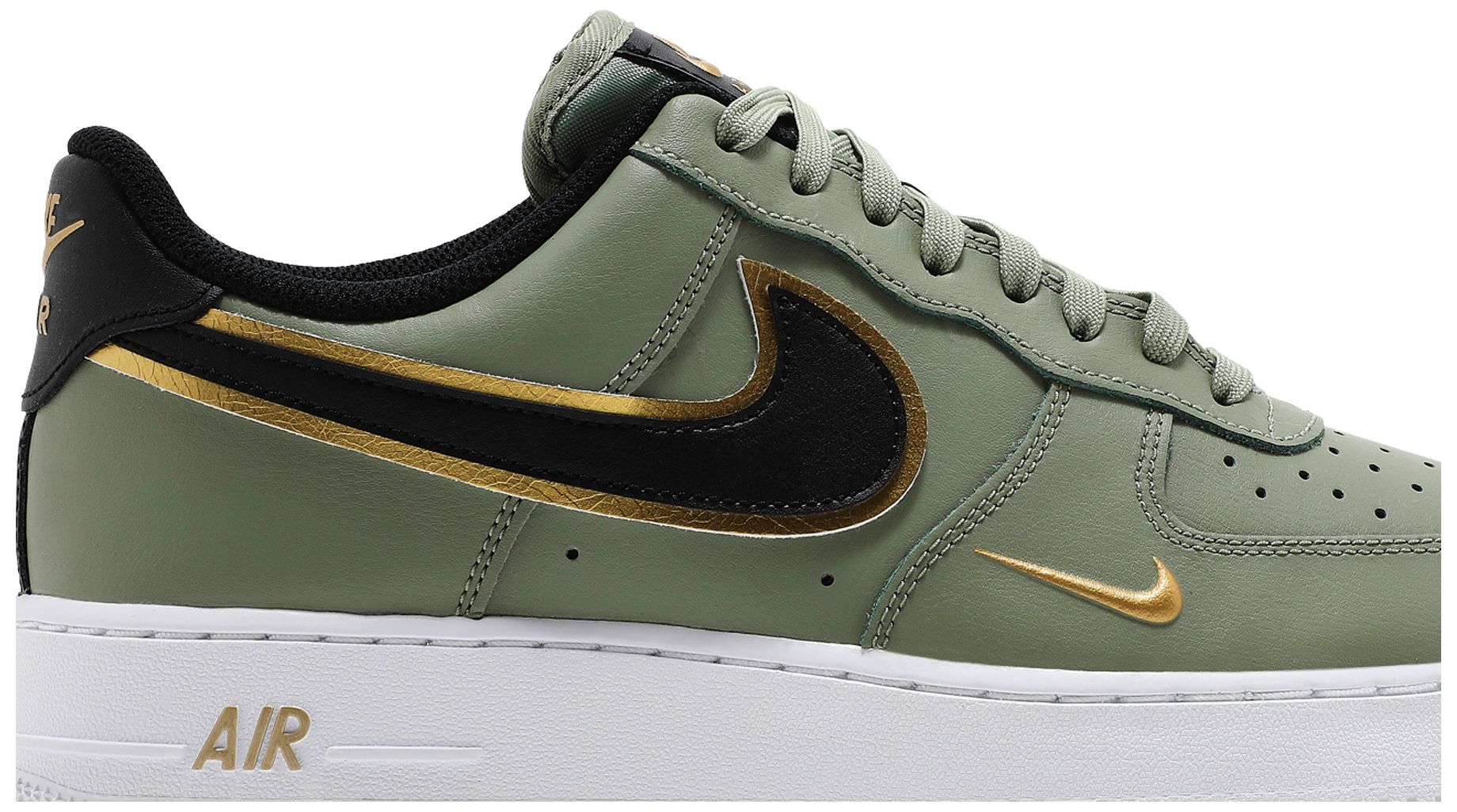 Buy Nike Air Force 1 '07 LV8 'Metallic Swoosh Pack - Oil Green ...
