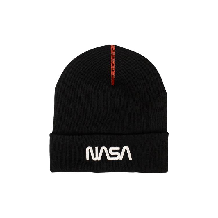Buy Heron Preston Nasa Beanie 'Black/White' - HMLC003F198540211001 | GOAT
