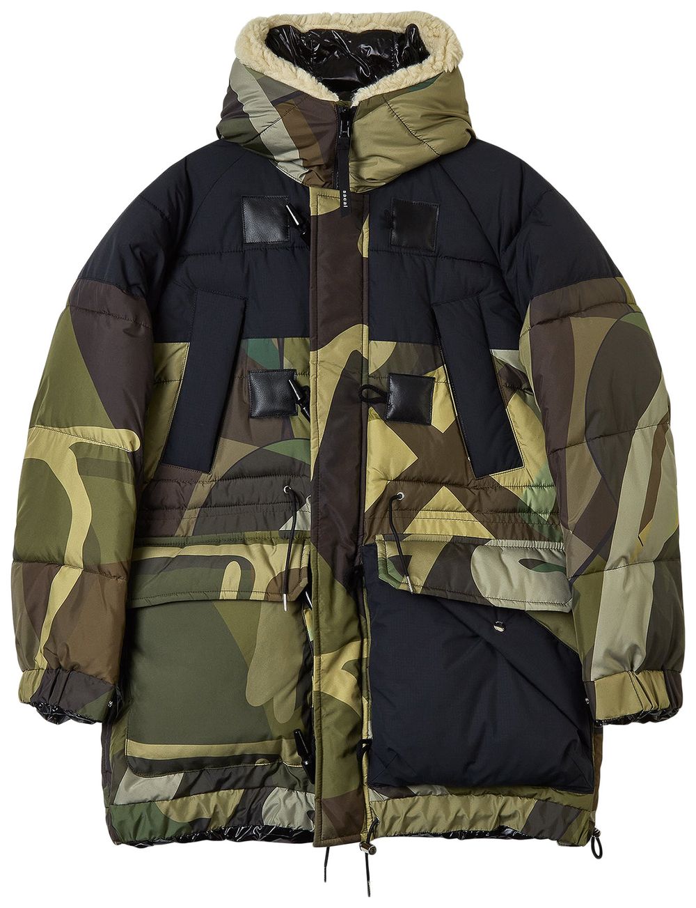 Buy Sacai x KAWS Print Blouson 'Camouflage' - 2102560 M 9361 | GOAT