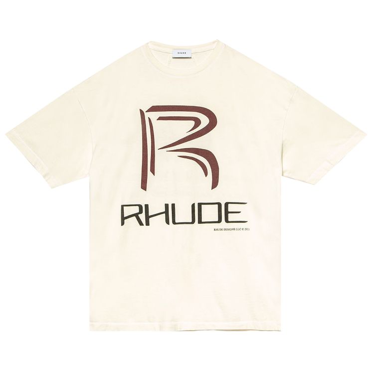 Buy Rhude Raceway Tee 'White' - FW21TT16012377 | GOAT