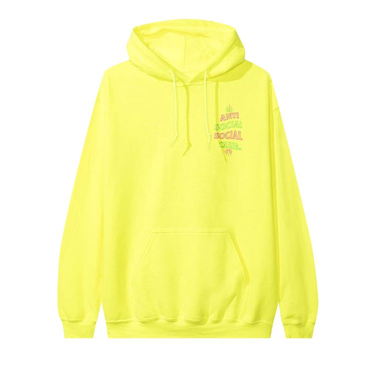 Buy Anti Social Social Club 777 Hoodie 'Neon Green' - 0657 ...