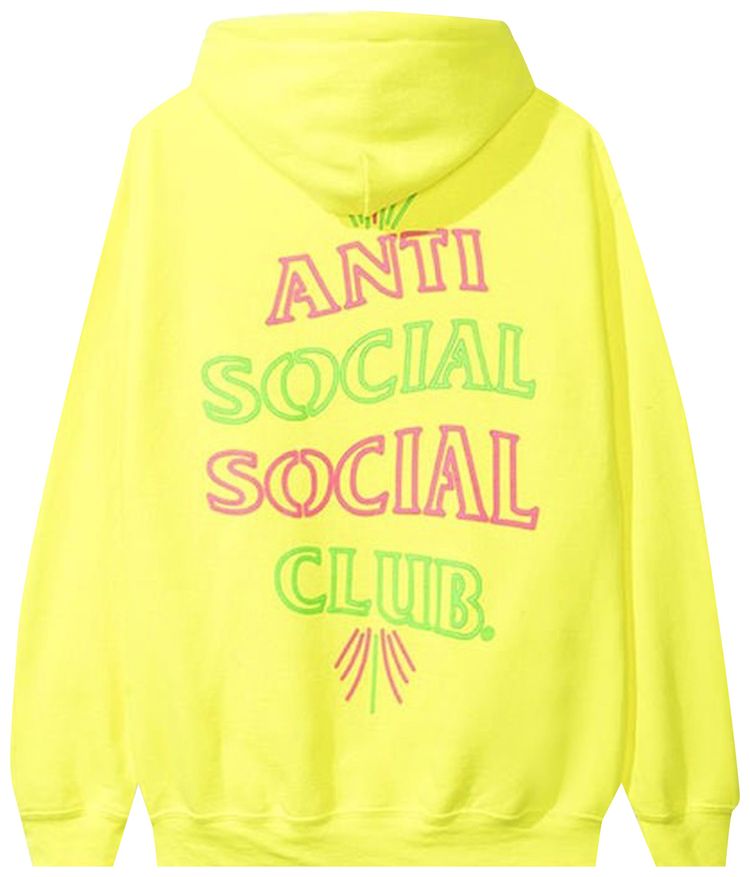 Buy Anti Social Social Club 777 Hoodie 'Neon Green' - 0657 ...
