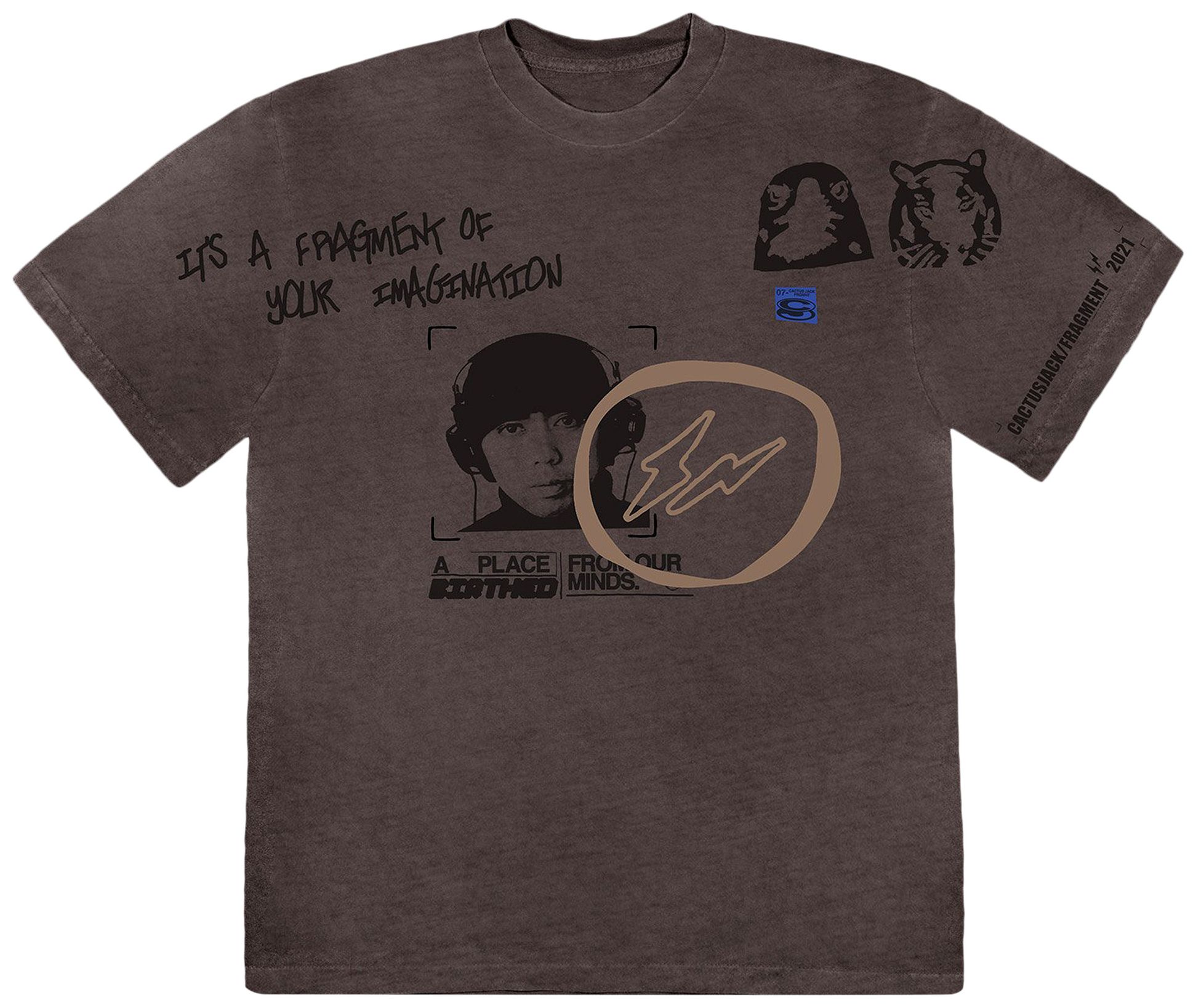 Buy Cactus Jack by Travis Scott For Fragment Hiroshi Tee 'Grey' - CJFR ...