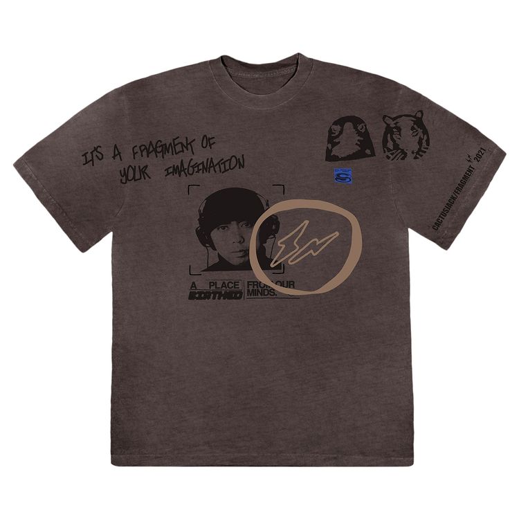 Buy Cactus Jack by Travis Scott For Fragment Hiroshi Tee 'Grey' - CJFR ...