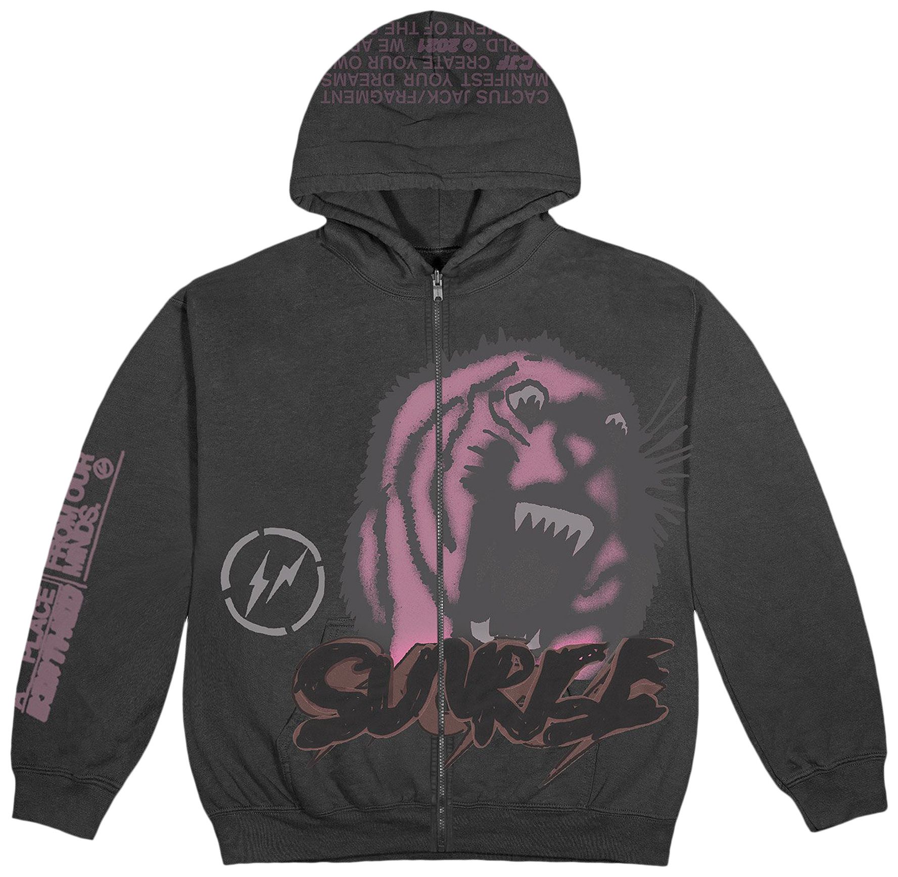 Buy Cactus Jack by Travis Scott For Fragment Sunrise Zip Up Hoodie ...