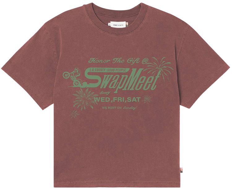 Buy Honor The Gift Summer Swap Meet Tee 'Brick' - HTG210291 BRIC | GOAT