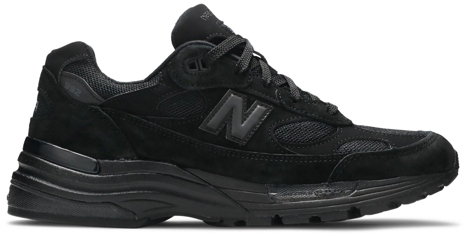 Buy New Balance 992 Made in USA 'Triple Black' 2021 - M992EA | GOAT