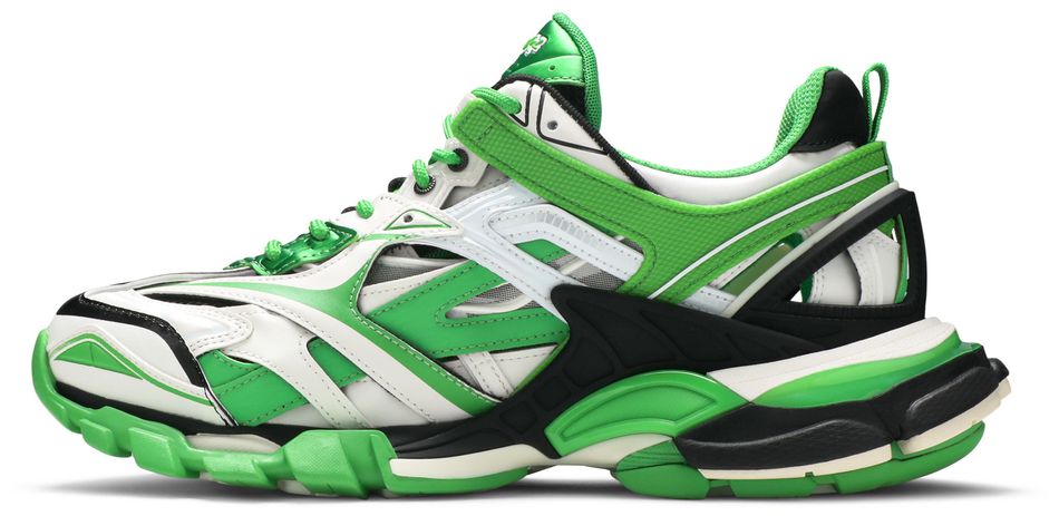 Buy Balenciaga Track.2 Sneaker 'White Green' - 568614 W3AE2 3290 | GOAT