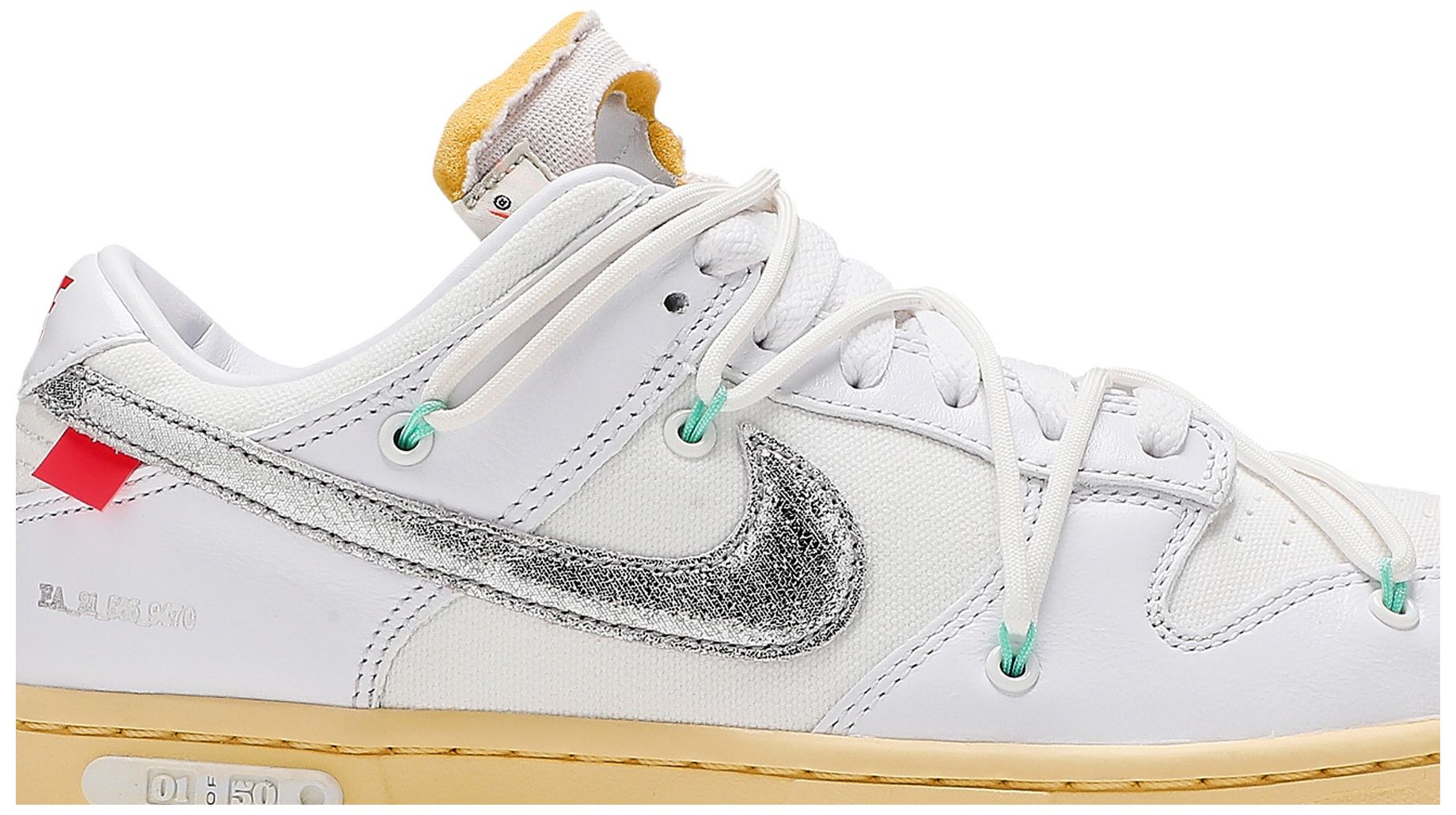 Buy Off-White x Nike Dunk Low 'Lot 01 of 50' - DM1602 127 | GOAT