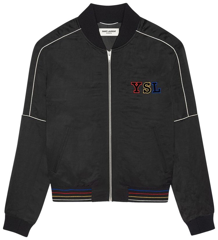 Buy Saint Laurent Teddy Patch Jacket 'Black' - 668461 Y1C31 1000 | GOAT