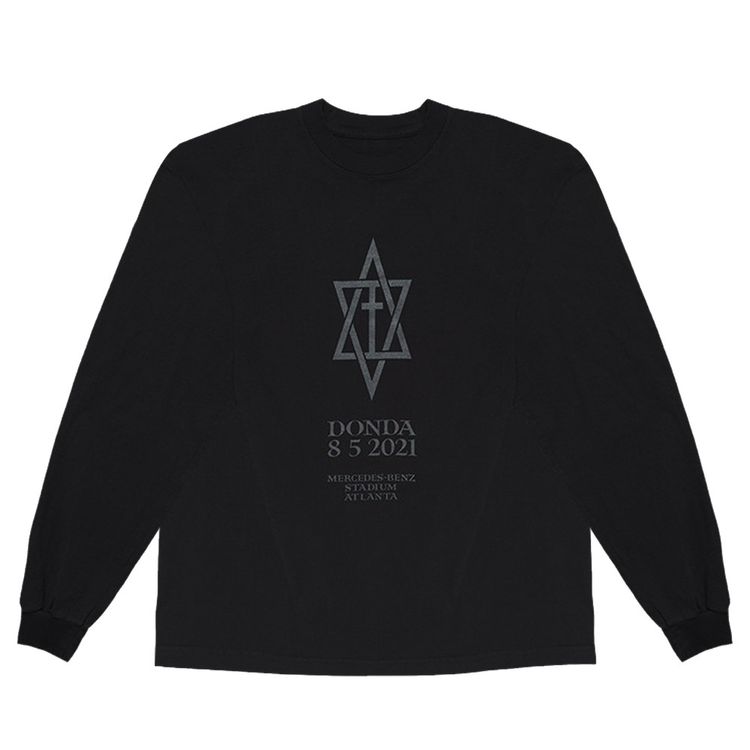 Buy Kanye West Donda Long-Sleeve 'Black' - 820382280 | GOAT MX