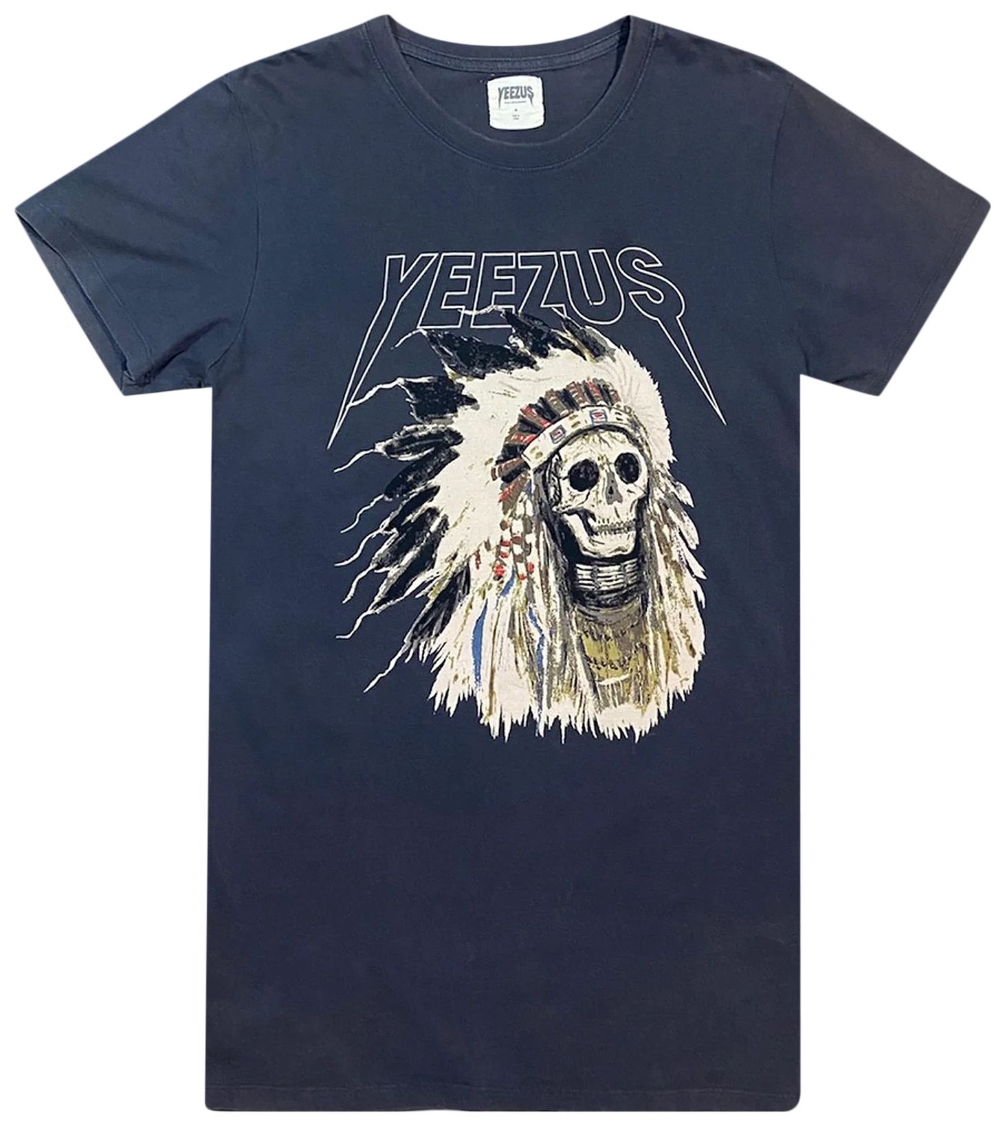 Buy Kanye West Yeezy Tour Skeleton T-Shirt 'Blue' - 2076 100000103YTST ...